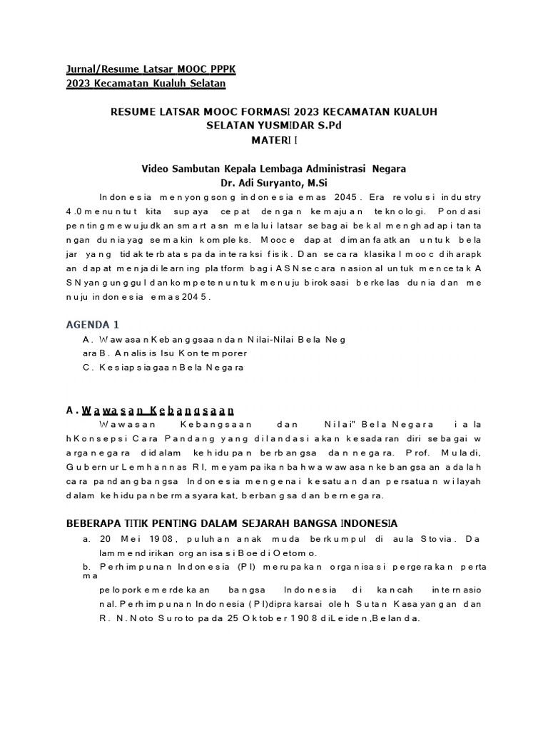 Resume Yusmiar | PDF