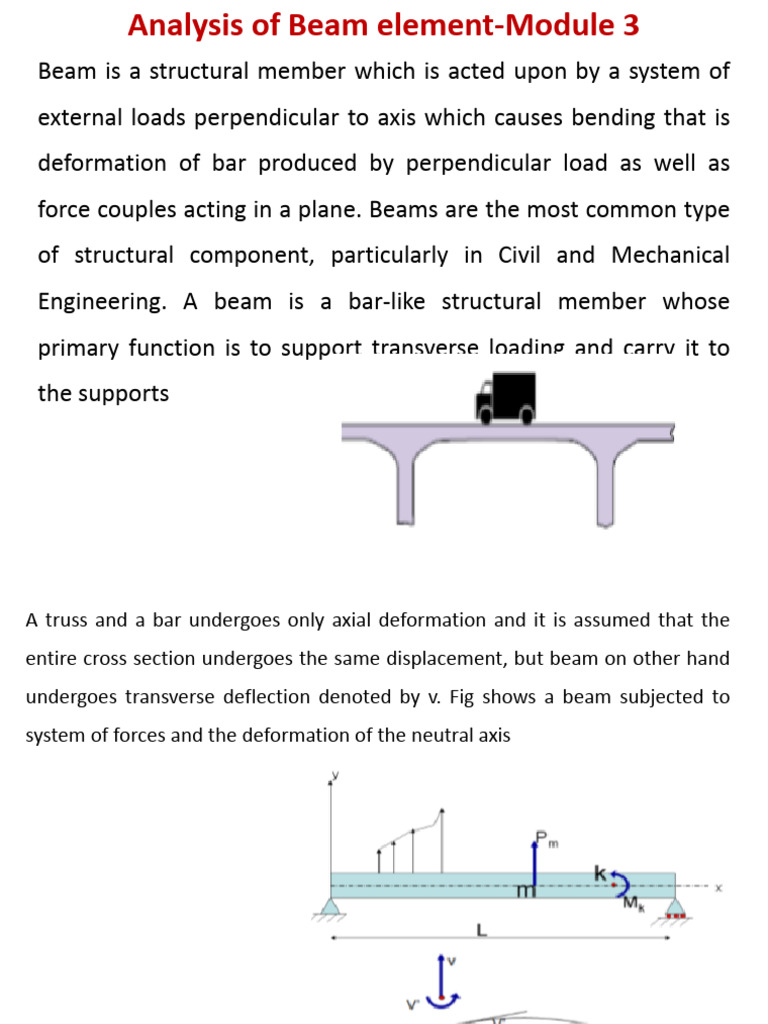 Beam Analysis Module 3 | PDF | Beam (Structure) | Bending