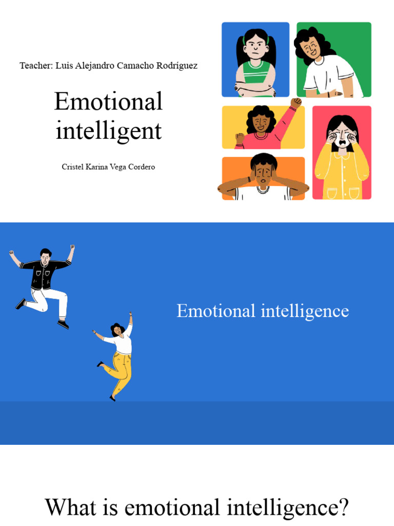 Emotional Intelligent | PDF | Emotional Intelligence | Intelligence