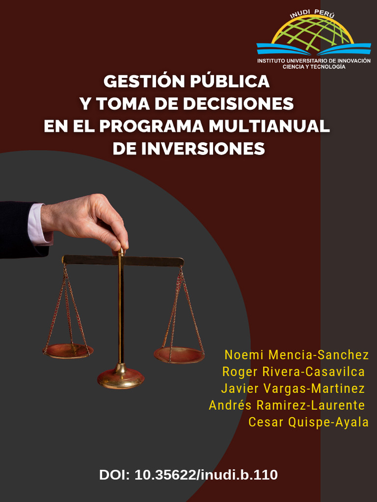 110-Gestión Pública y Toma de Decisiones en El Programa Multianual de Inversiones | PDF ...