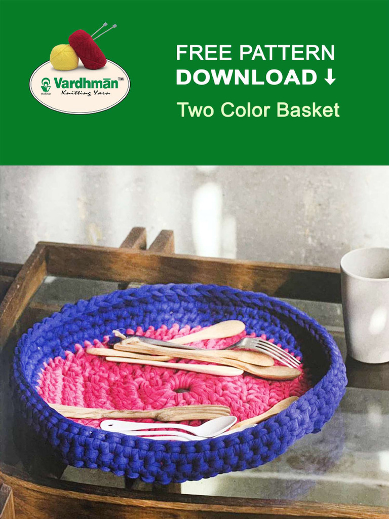 Two Color Basket PATTERN | PDF