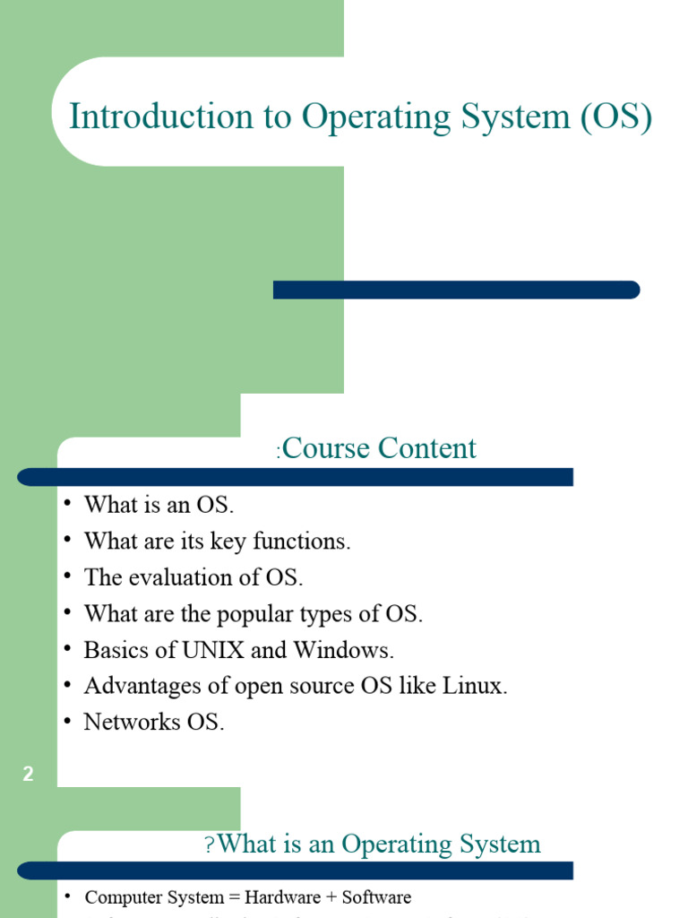 Operating System and Its Types [Autosaved] | PDF | Operating System | Bios