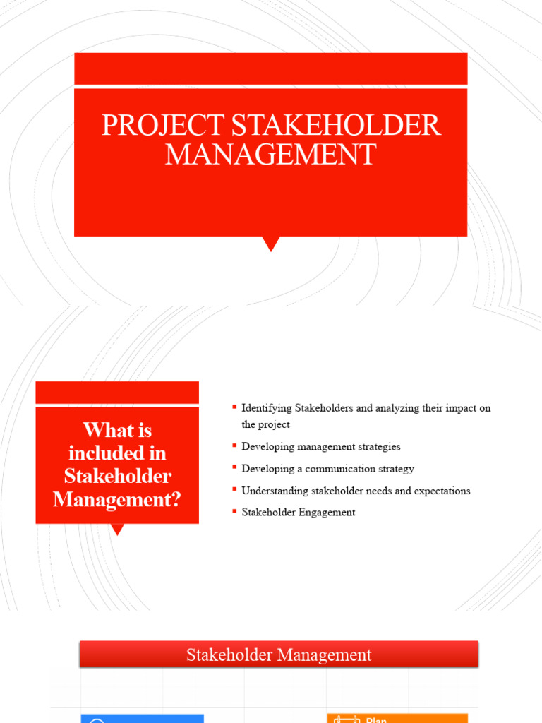 Project Stakeholder Management - 4 | PDF | Communication | Stakeholder ...