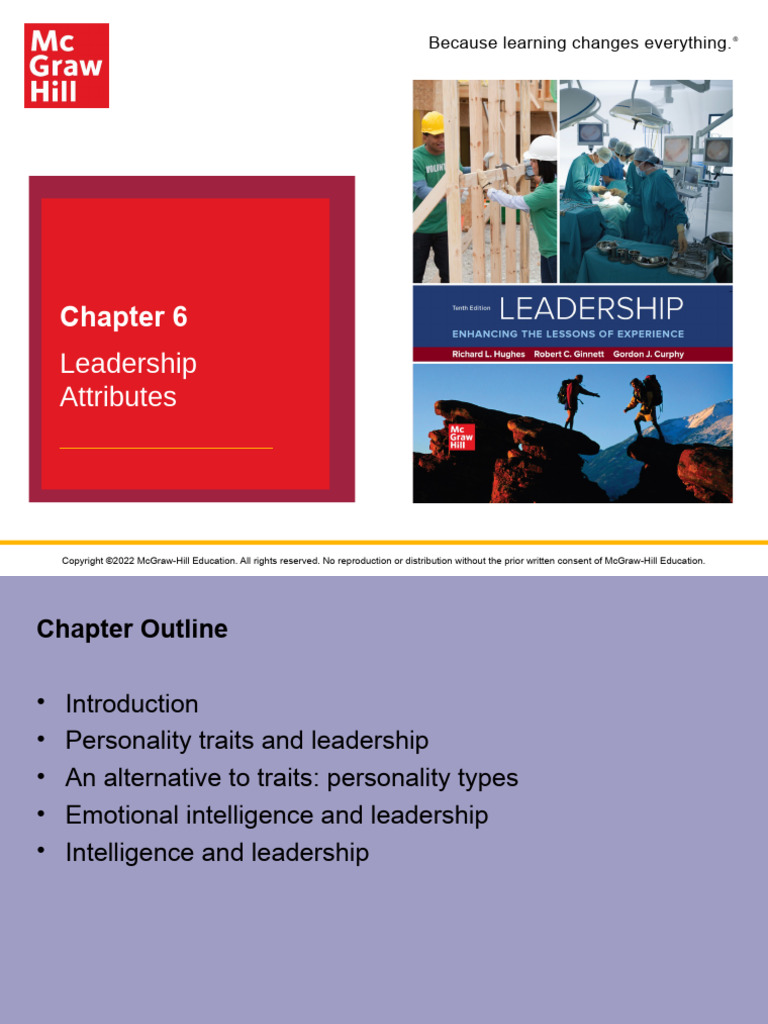 Hughes10e PPT Ch06 | PDF | Leadership | Emotional Intelligence