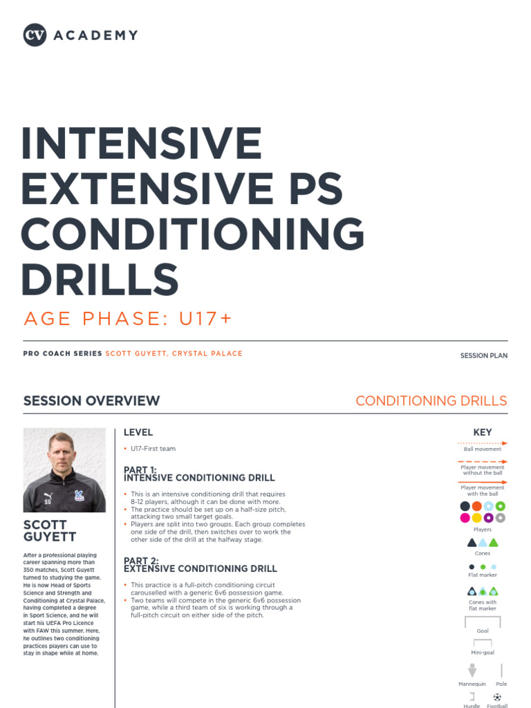 U17 Scott Guyett Intensive Extensive PS Conditioning Drills (1) B | PDF ...