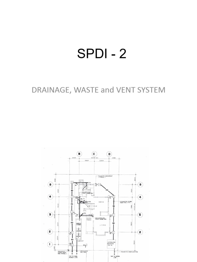 Spdi-2 DWV System | PDF | Plumbing | Storm Drain