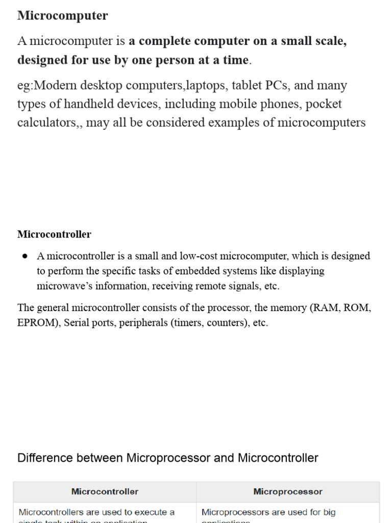 Module 5 | Download Free PDF | Microcontroller | Microprocessor