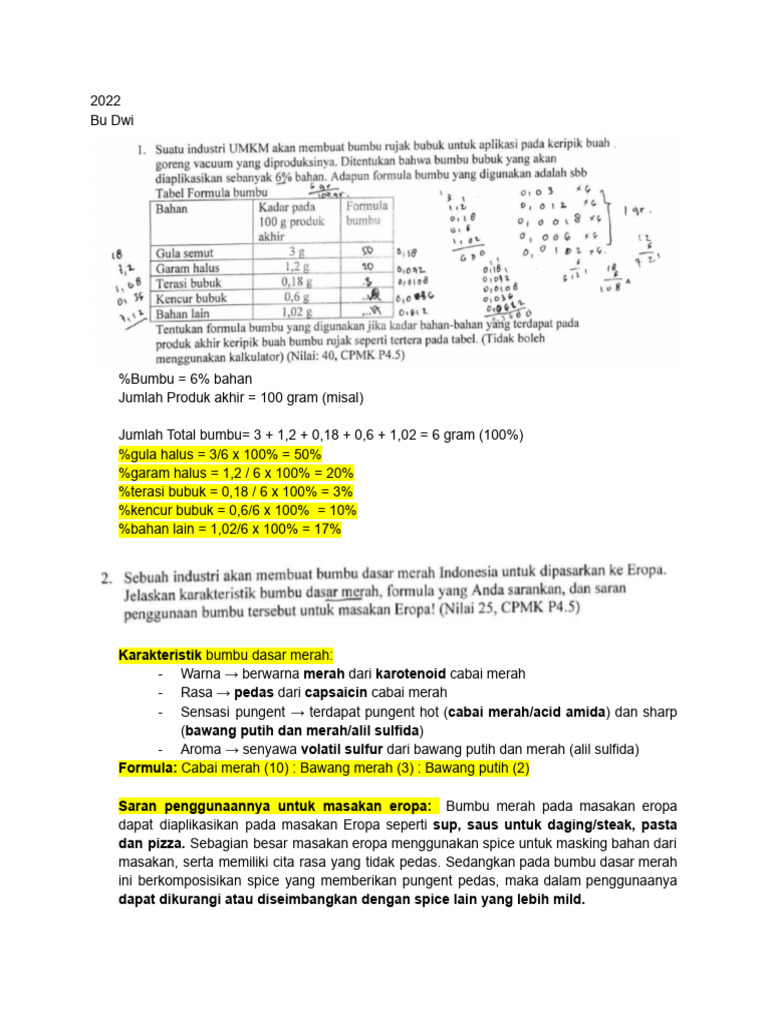 STL Rembu 2022 | PDF | Memasak, Makanan, & Anggur