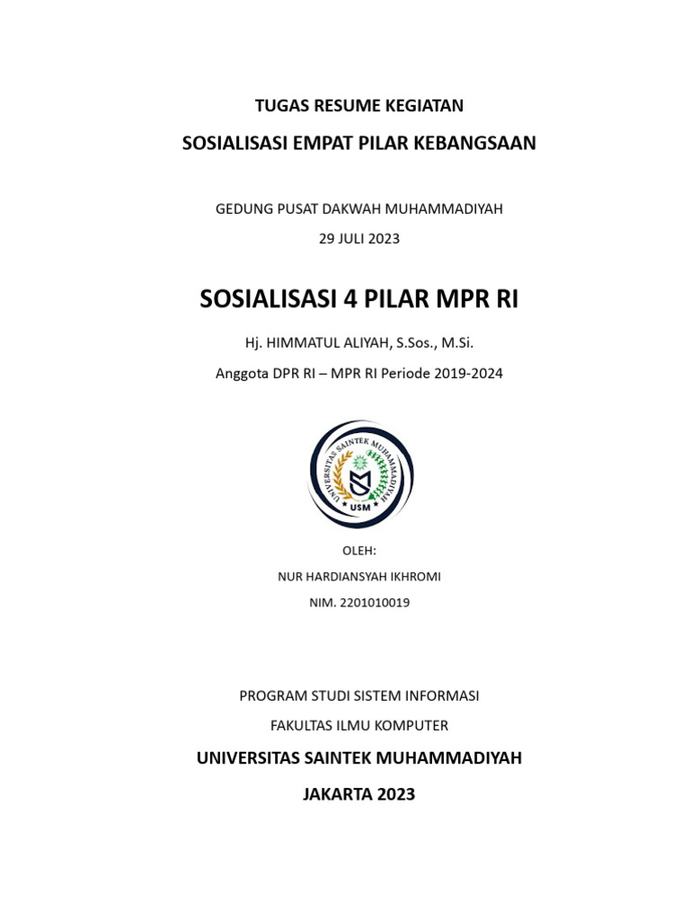 Sosialisasi Empat Pilar Kebangsaan - HJ Himmatul Aliyah (Anggota DPR ... Sosialisasi Empat Pilar Kebangsaan - HJ Himmatul Aliyah (Anggota DPR ...