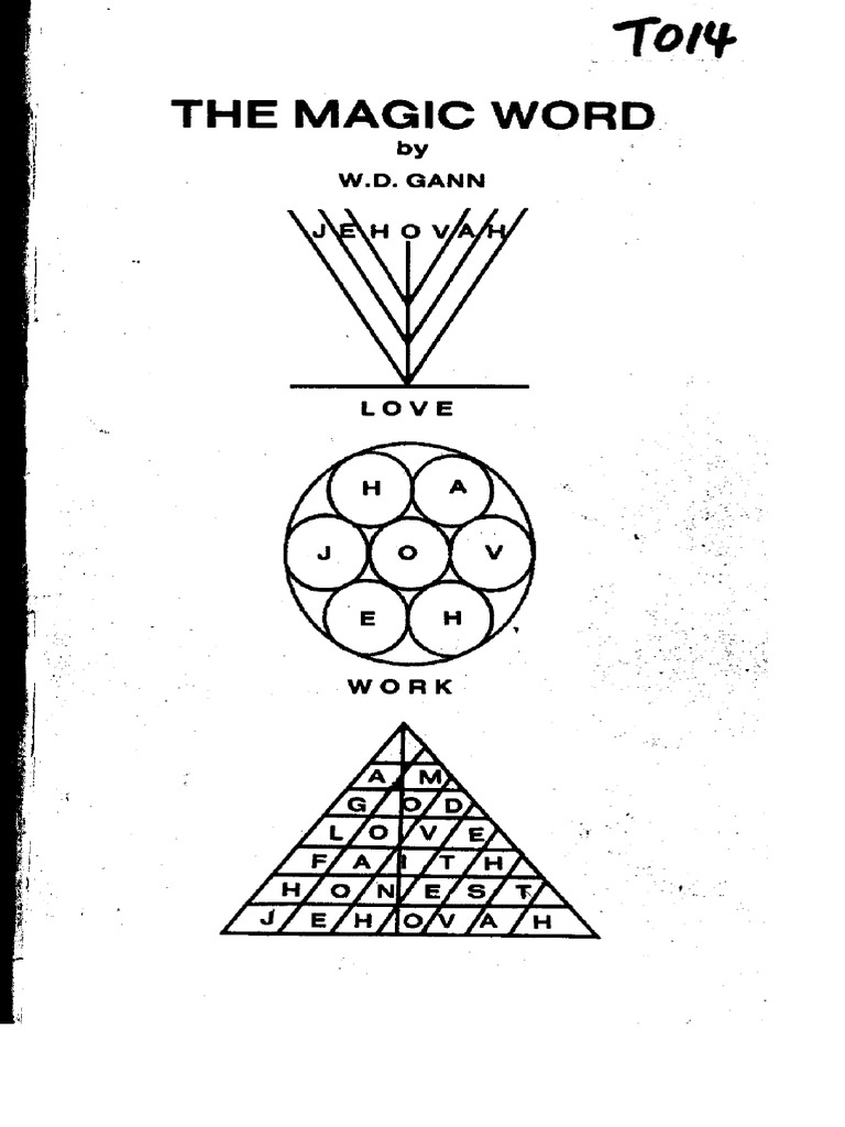 WD Gann - The Magic Word (1950) - TOAZ - INFO | PDF
