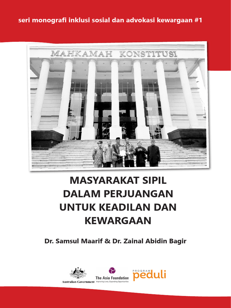Masyarakat Sipil Dalam Perjuangan Untuk Keadilan Dan Kewargaan | PDF