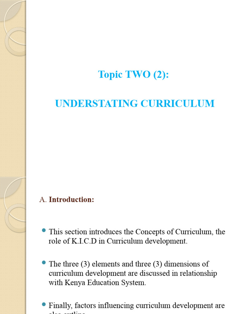 ECT 212 - 3 Topic Two | PDF | Curriculum | Cognition