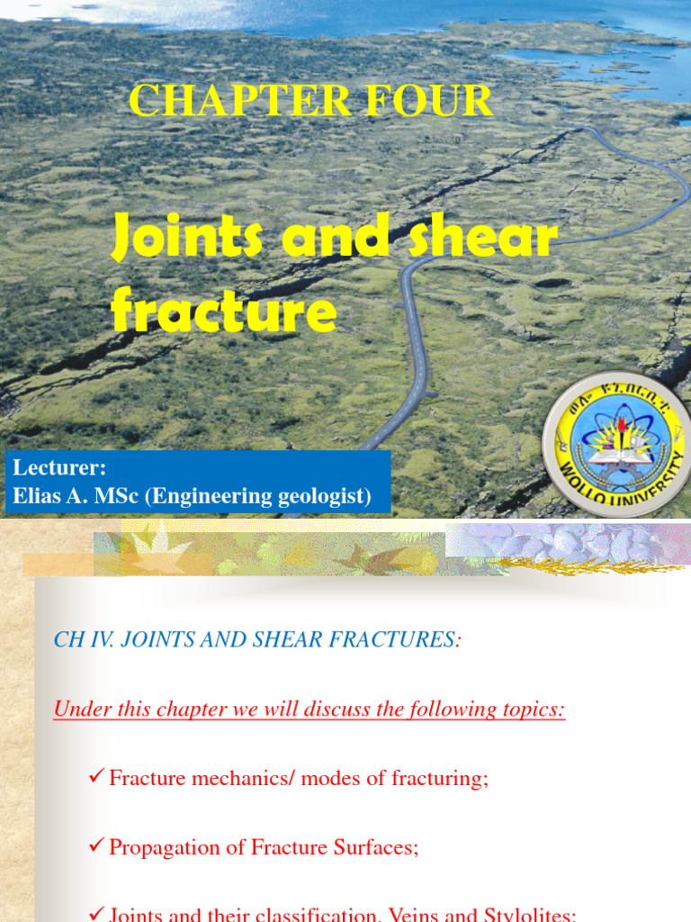 CH 4. Joints and Shear Fractures | PDF | Fracture | Fracture Mechanics