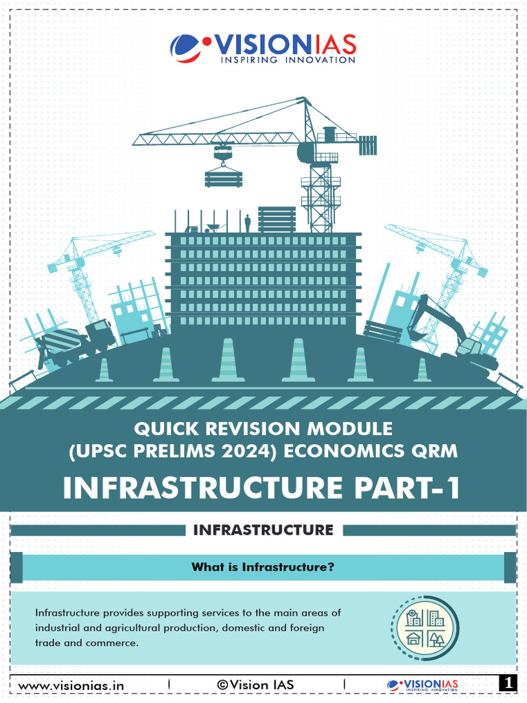 Infrastructure Overview for UPSC Prelims 2024 | PDF | Infrastructure ...