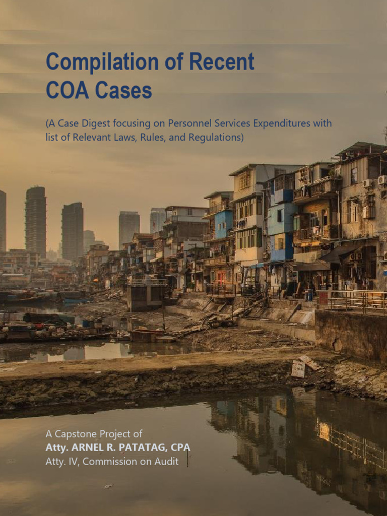 Recent COA Cases on Personnel Services | PDF | Cost Of Living | Employment