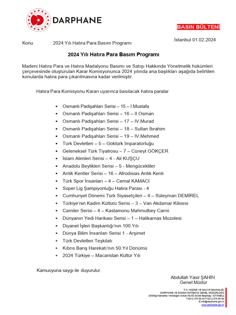 2024 Yili para Programi | PDF