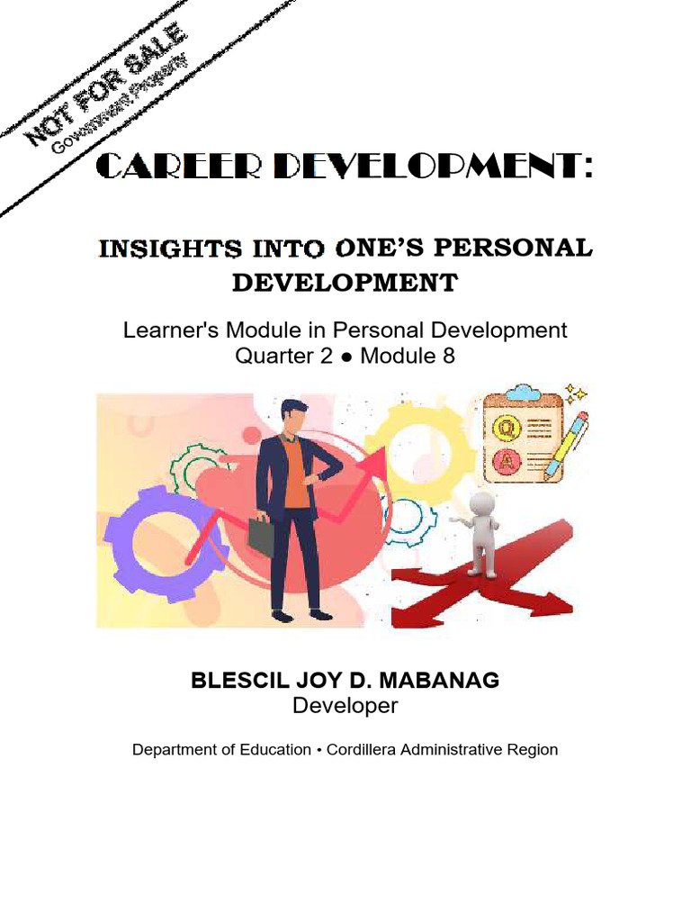 PerDev11-q2-W8-Career Development-V4 | PDF | Decision Making | Goal