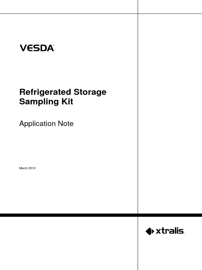 Refrigerated Storage Sampling Kit in | PDF | Trademark | Pipe (Fluid Conveyance)