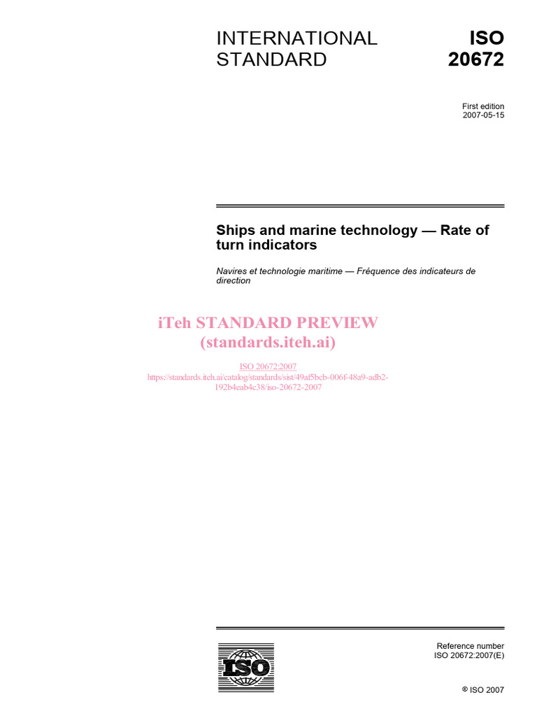 Iso 20672 2007 | PDF | International Organization For Standardization ...