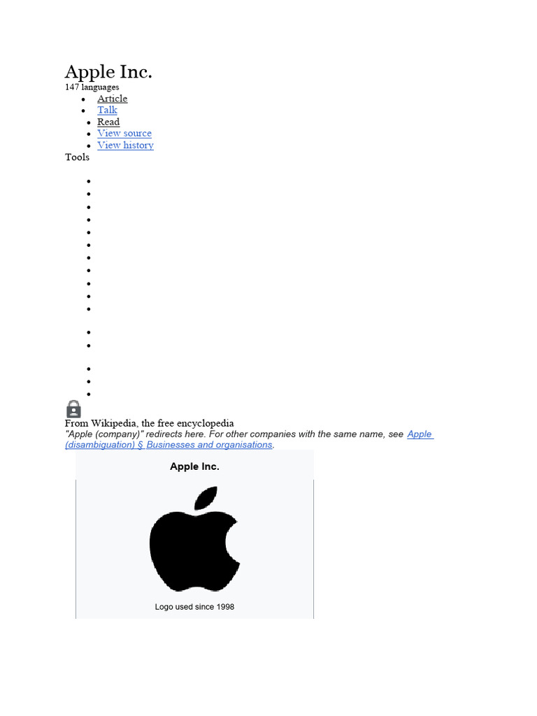 Apple Inc | Download Free PDF | Apple Inc. | Computing