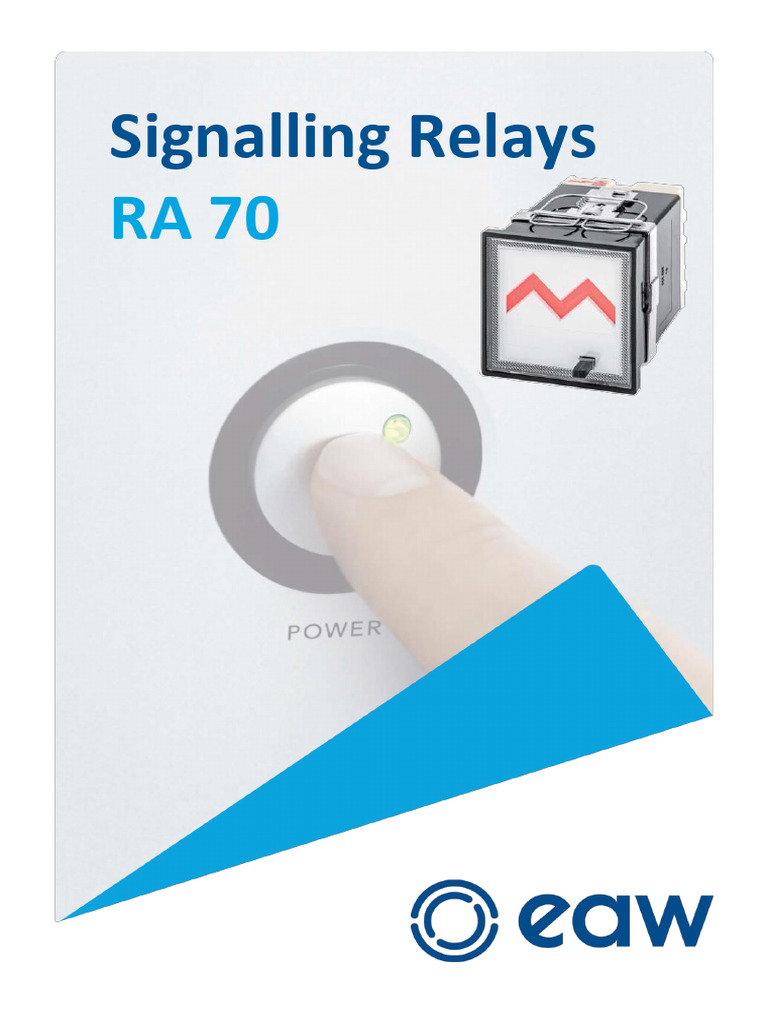 Industrial Signalling Relays Guide | PDF | Relay | Alternating Current
