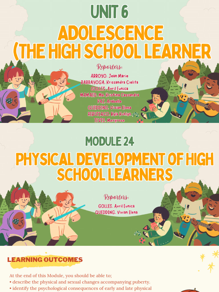 Understanding Adolescent Physical Development | PDF | Adolescence | Puberty