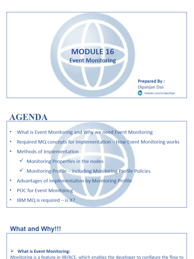 Module 16 Event Monitoring Pdf System Software Computer Engineering