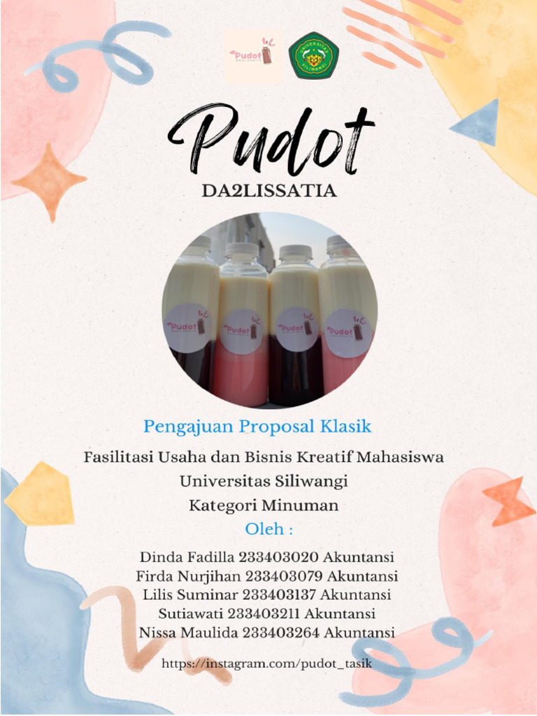PUDOT by Da2lissatia Business Plan | PDF