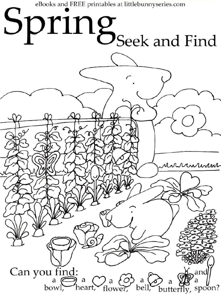 Spring Seek and Find Little Bunny Series PDF | PDF