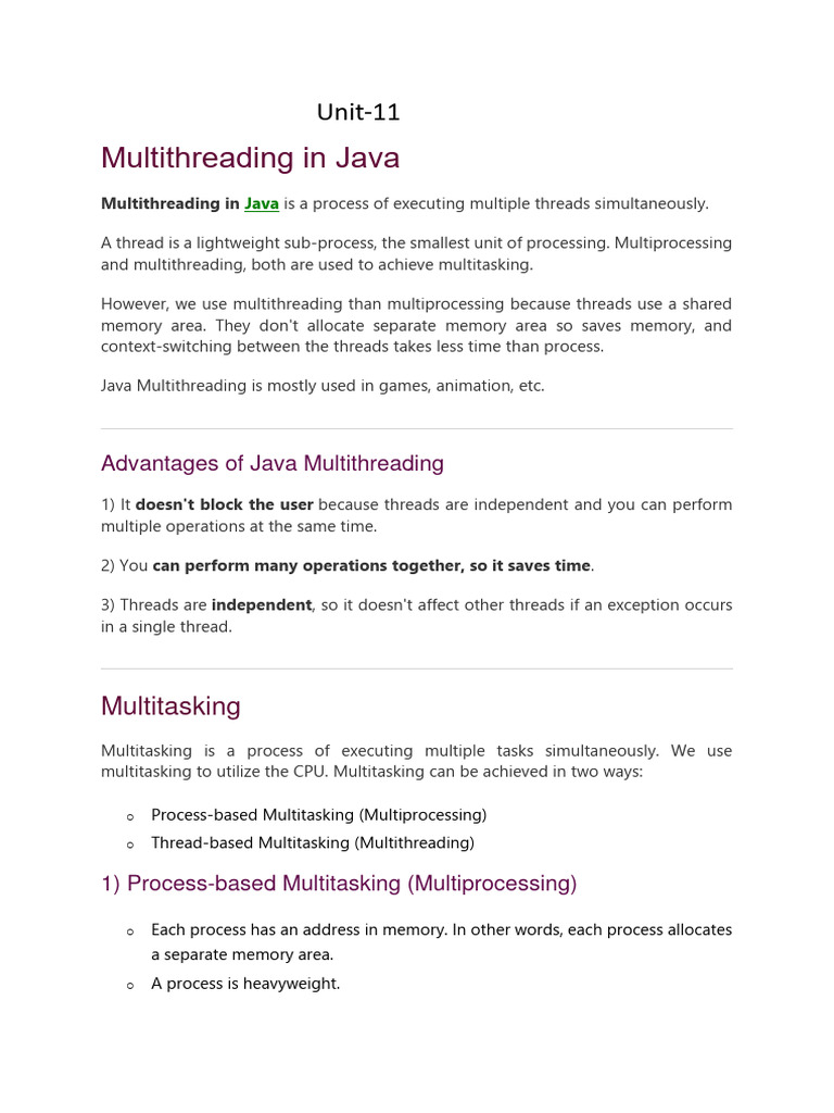 CLG Java | PDF | Process (Computing) | Html Element