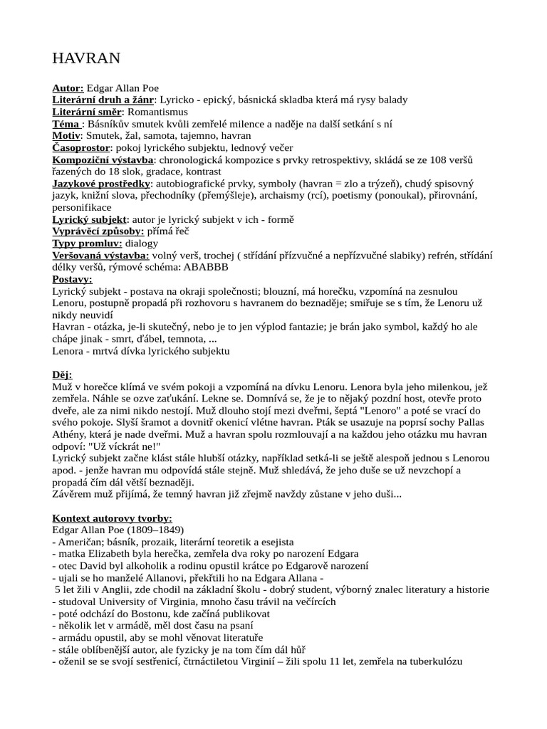 HAVRAN | PDF