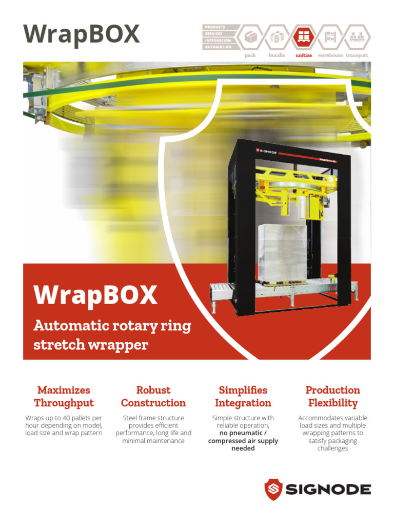 Signode WrapBOX | PDF | Packaging And Labeling | Pallet