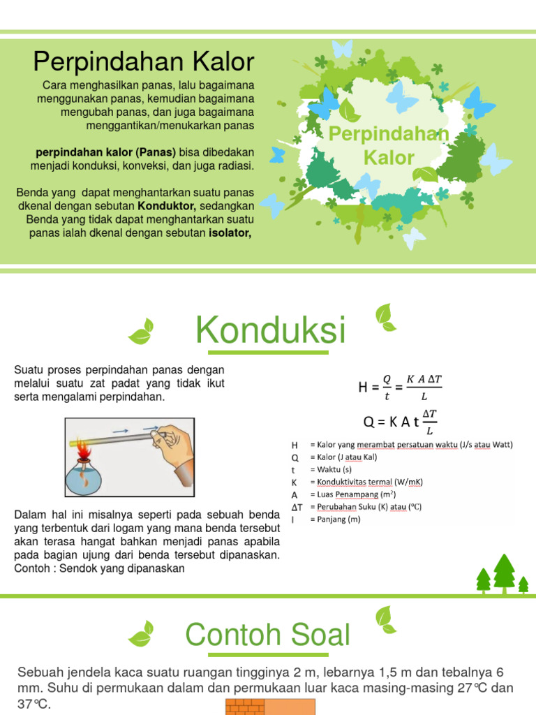 Perpindahan Kalor: Konduksi, Konveksi, Radiasi | PDF