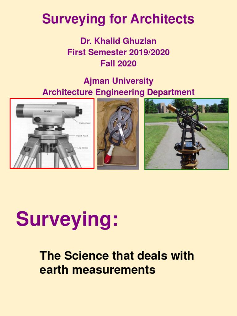 1-Chp-1-Surveying Introduction | PDF | Surveying | Geodesy