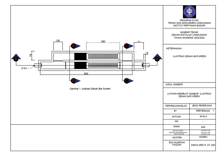 Denah Barscreen | PDF