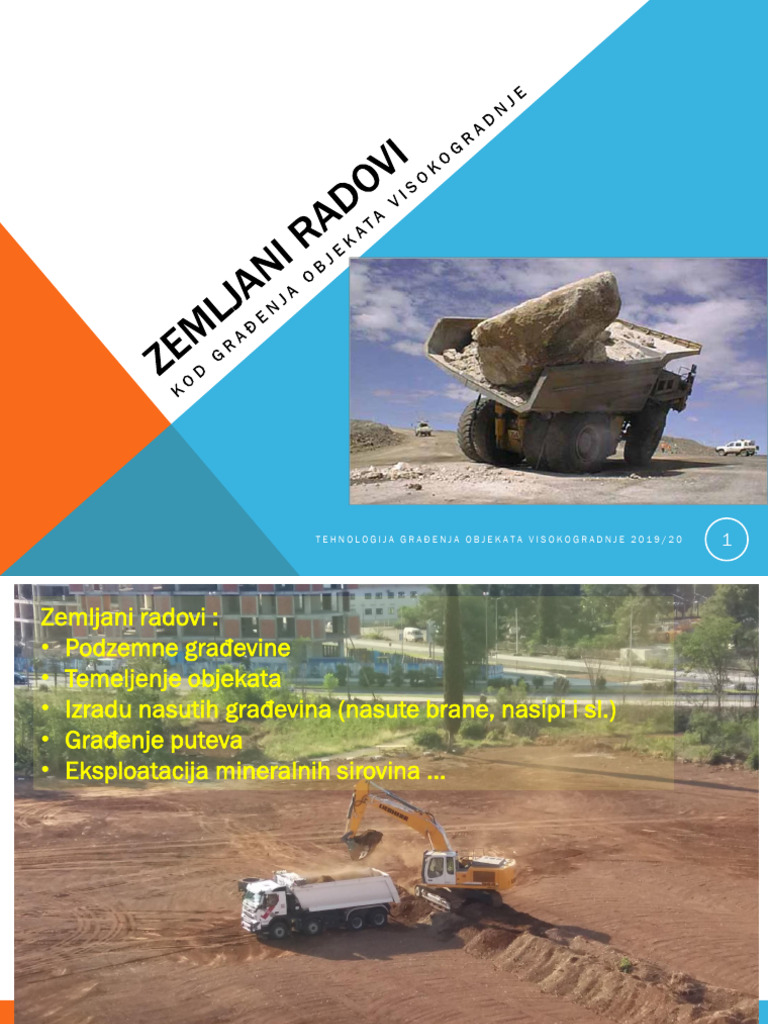 Zemljani Radovi (Niskogradnja) | PDF