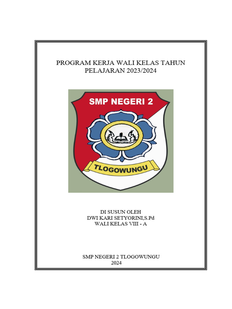 Program Wali Kelas 8.a | PDF