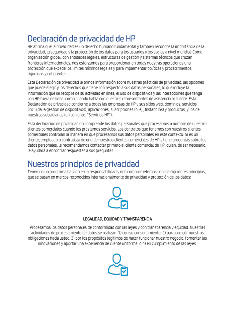 HP-Privacy-Statement-2021 | PDF