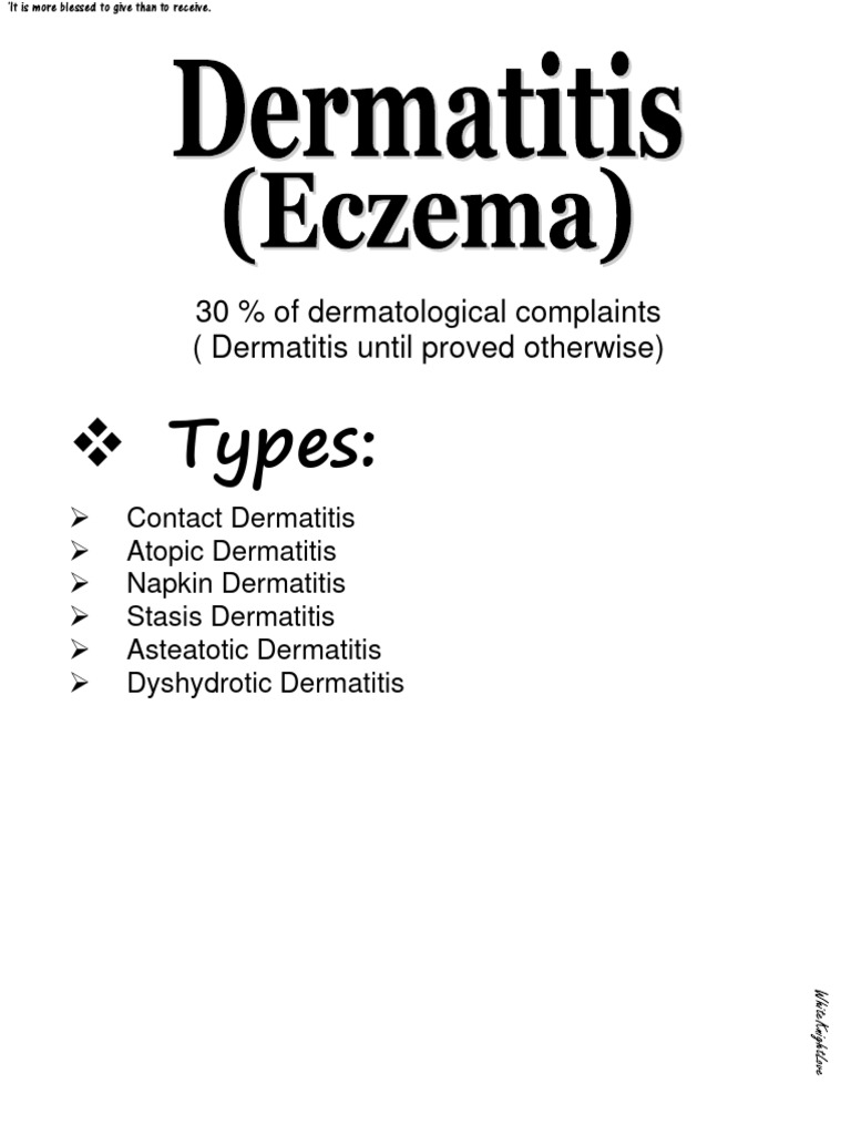 Dermatitis | PDF