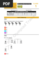 Nso Sample Paper Class-5 2025-26 | PDF