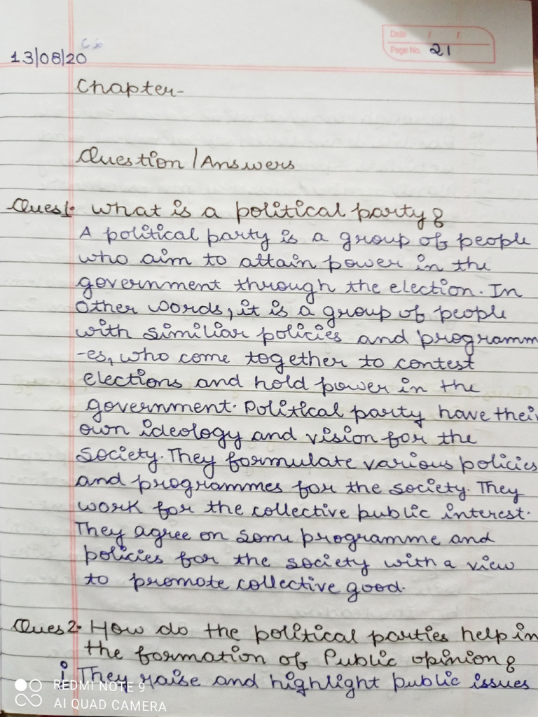 Political Parties Pdf Pdf