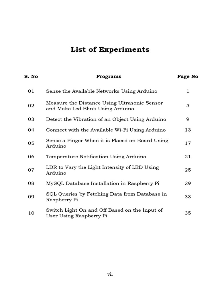 IoT Applications Lab Manual IT1 | PDF | Arduino | Databases