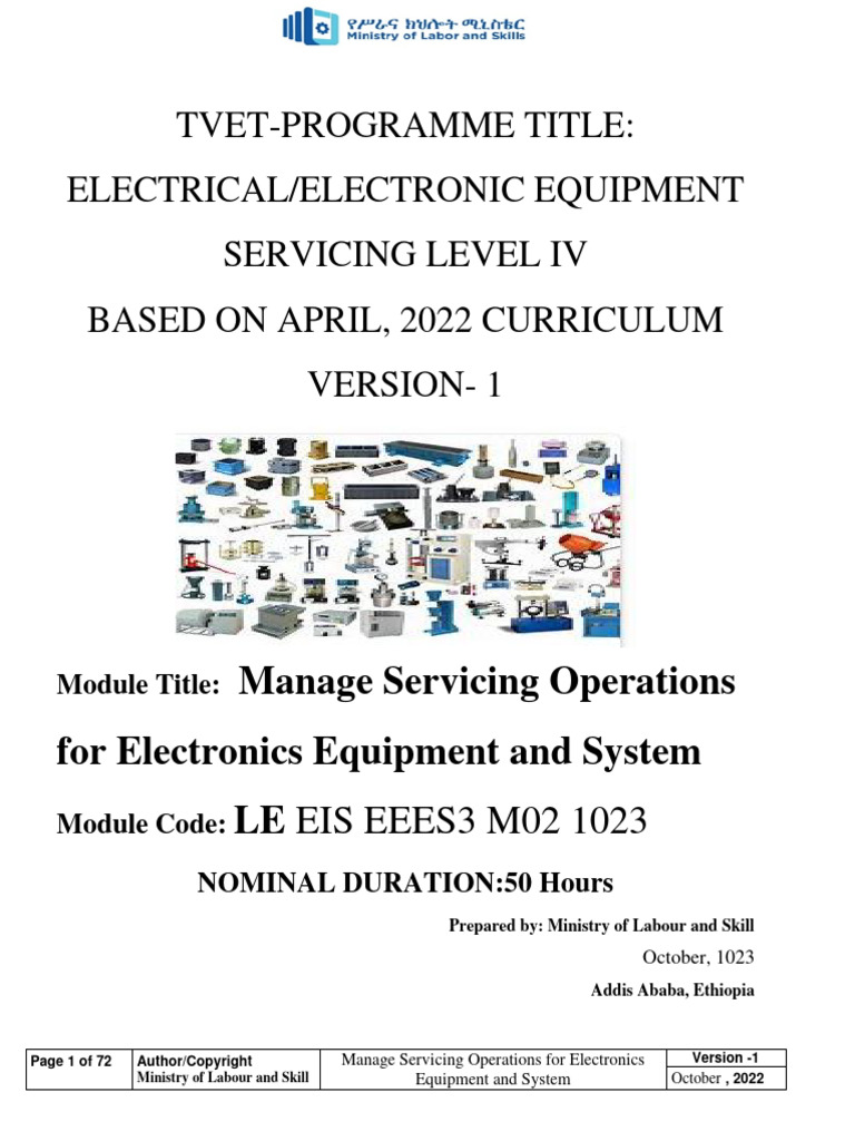 M06 - Manage Servicing Operations | PDF | Inductor | Capacitor