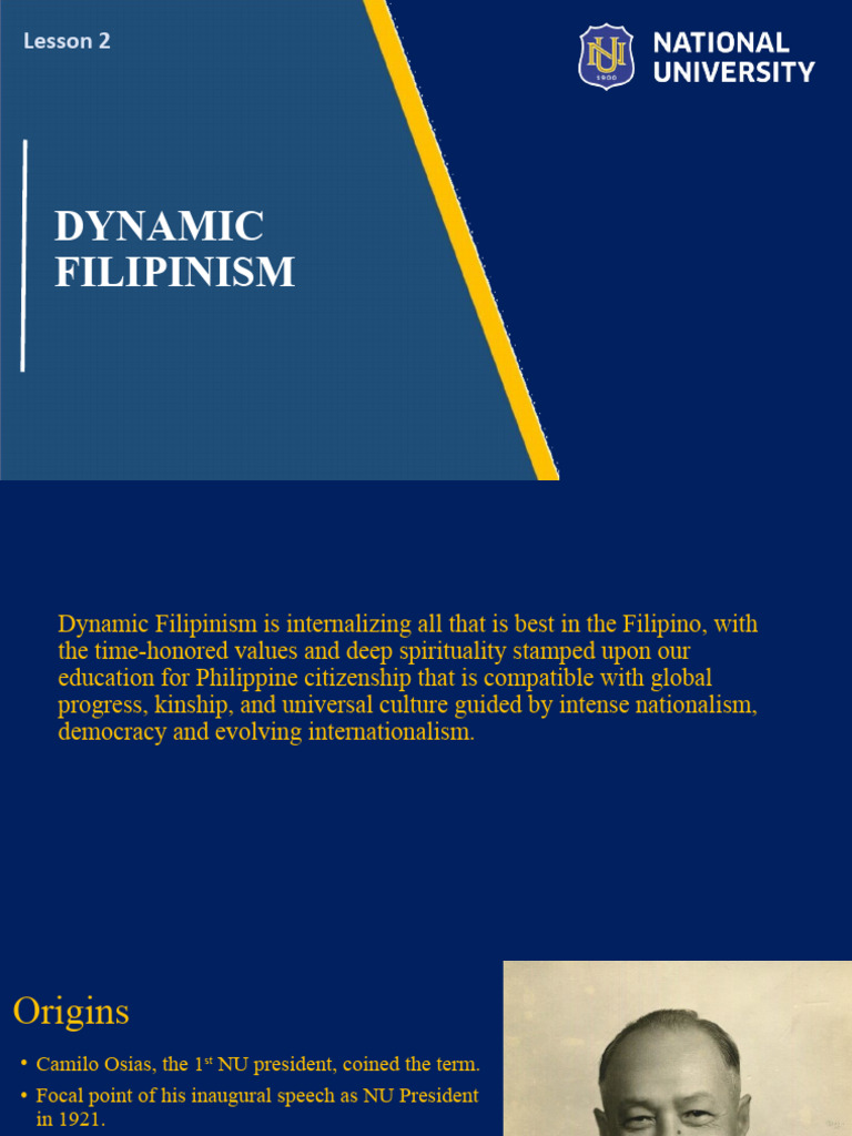 Lesson 2 Dynamic Filipinism | PDF | Nationalism | Free Will