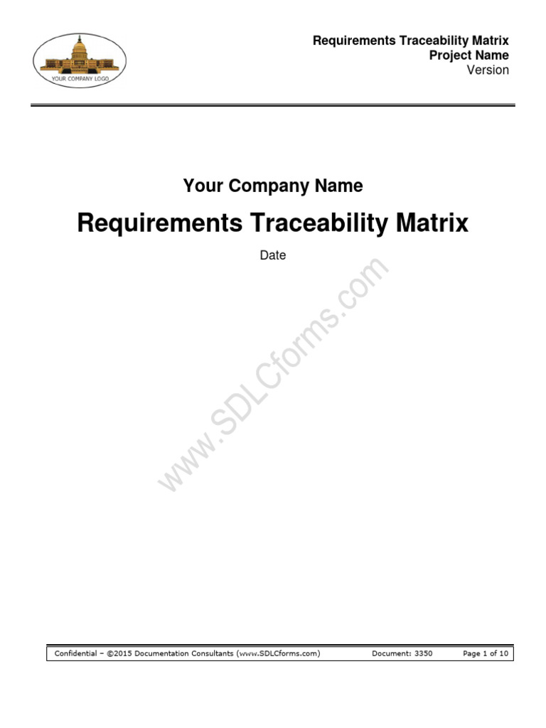 Requirements Traceability Matrix | PDF | Specification (Technical ...