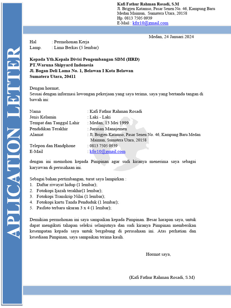 Lamaran Waruna | PDF