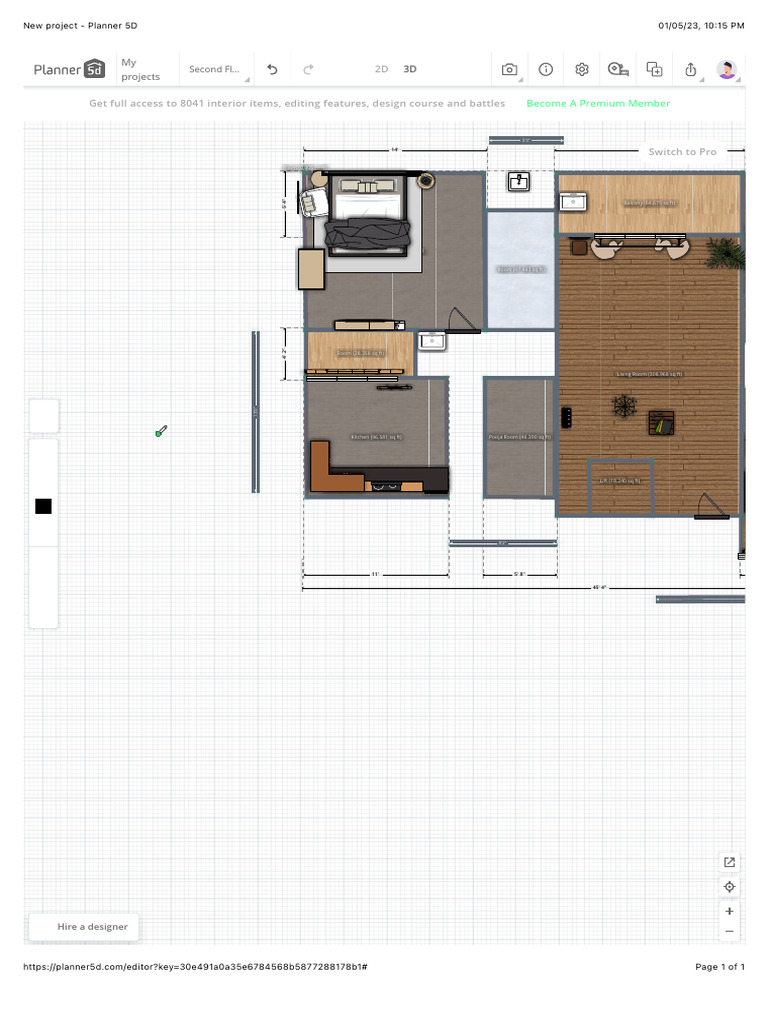 New Project - Planner 5D v1' | PDF