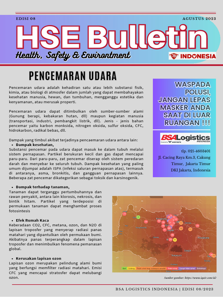 C.buletin HSE - Agustus 2023 | PDF