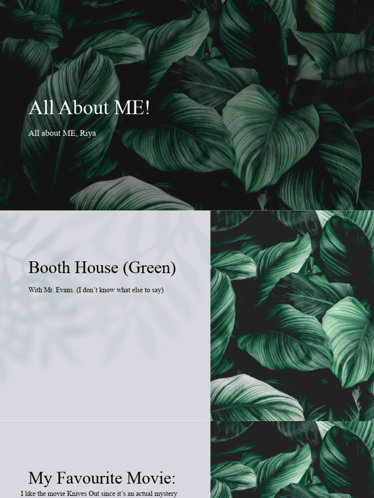 All About Me | PDF