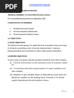 Stokvel Constitution Template South Africa | PDF | Banks | Government